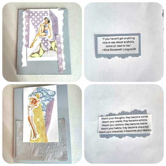 Design | 2 Pinup Greeting Cards | Poshmark